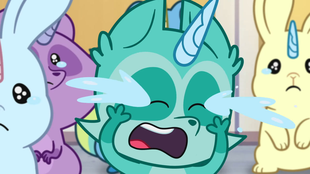 #3128058 - safe, screencap, bunnicorn, rabbit, raccoon, raccoonicorn ...