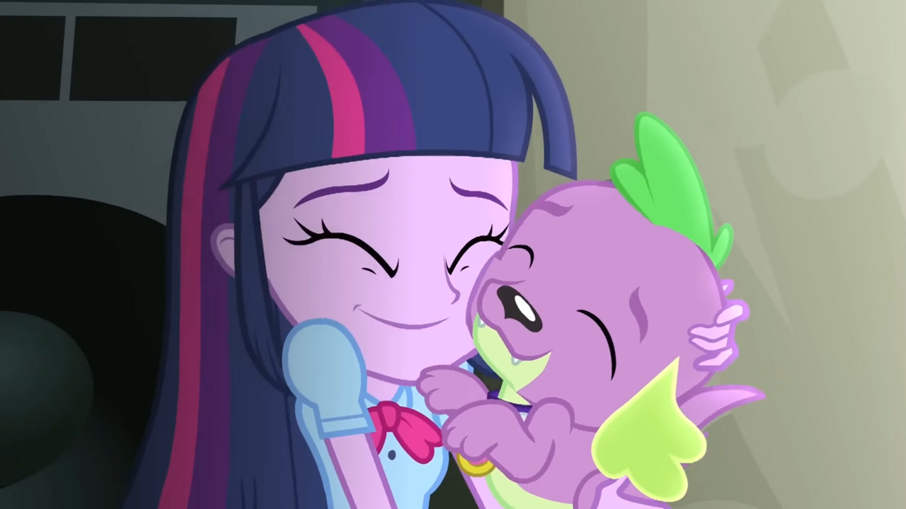#3118128 - safe, screencap, spike, twilight sparkle, oc, oc:puppy love ...