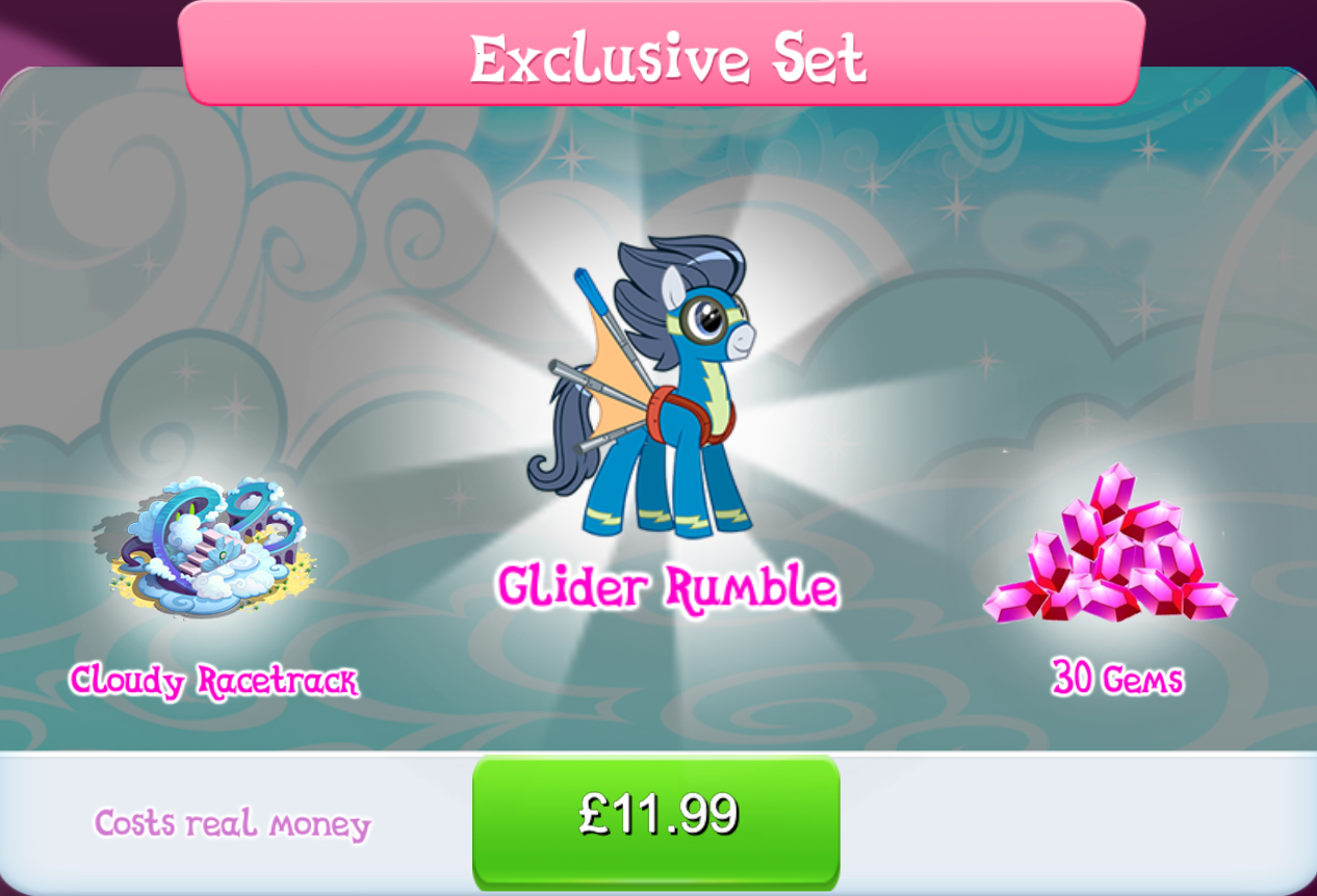 #3128653 - safe, gameloft, rumble, pegasus, pony, my little pony: magic ...