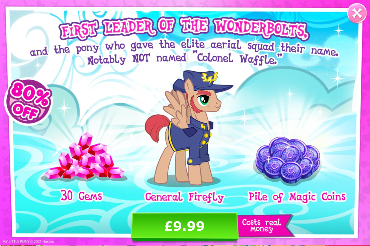 #3128801 - safe, gameloft, general firefly, pegasus, pony, my little ...