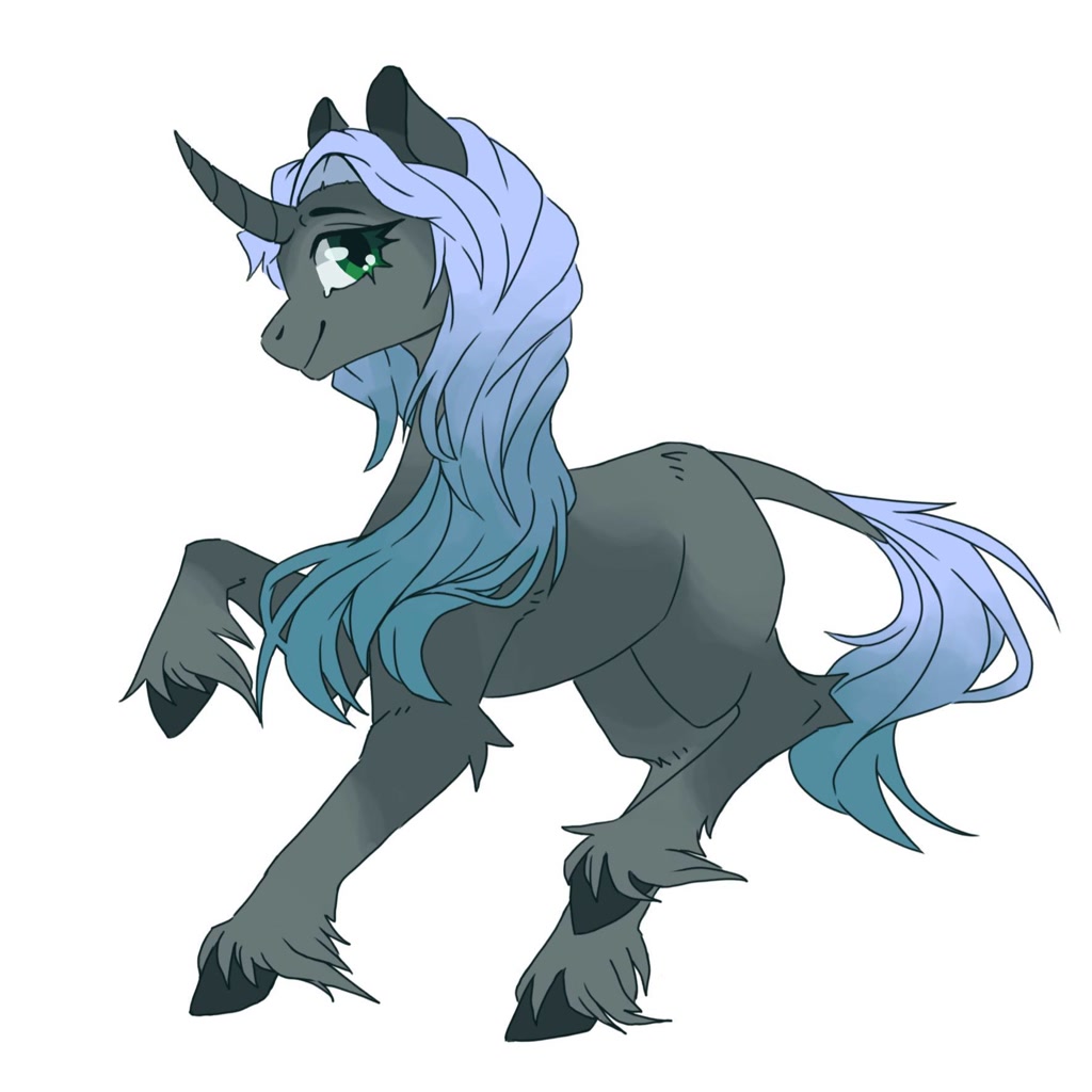 #3128985 - safe, artist:flaming-trash-can, oc, oc only, pony, unicorn, simple background, solo ...