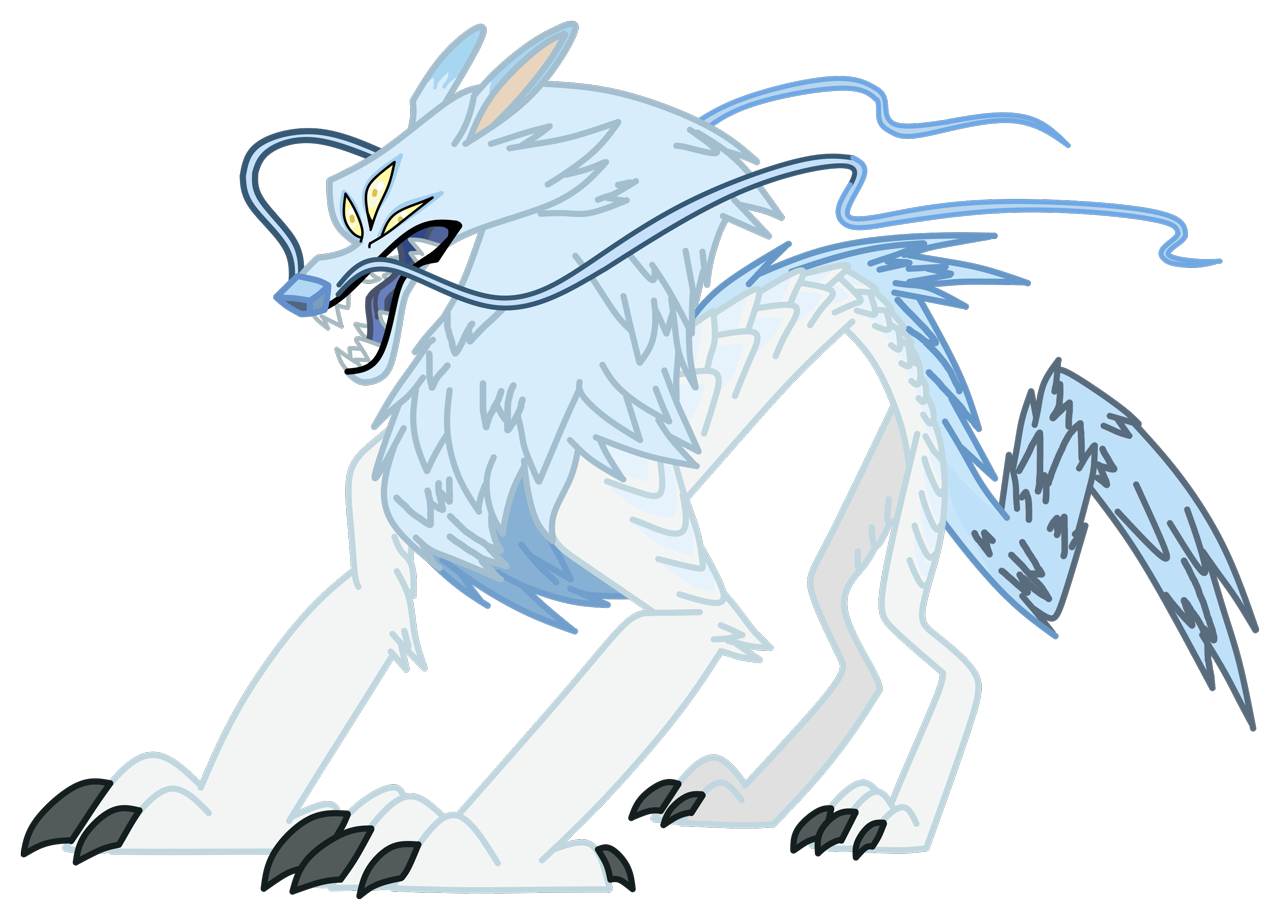 #3131239 - safe, artist:mlgtrap, edit, storm king, wolf, g4, my little ...