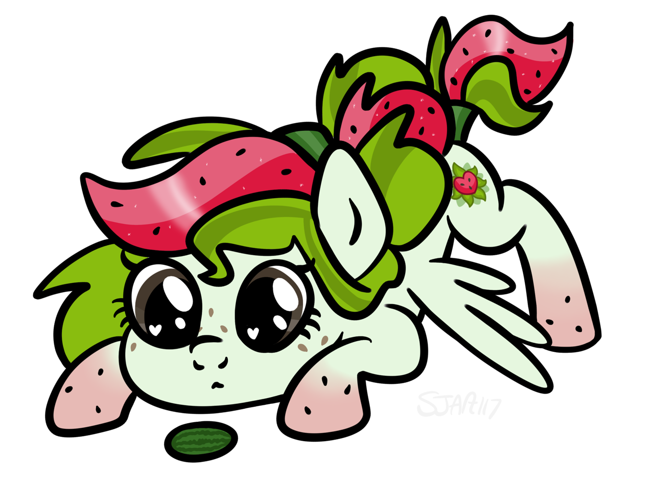 #3131680 - safe, artist:sjart117, oc, oc only, oc:watermelana, pegasus ...