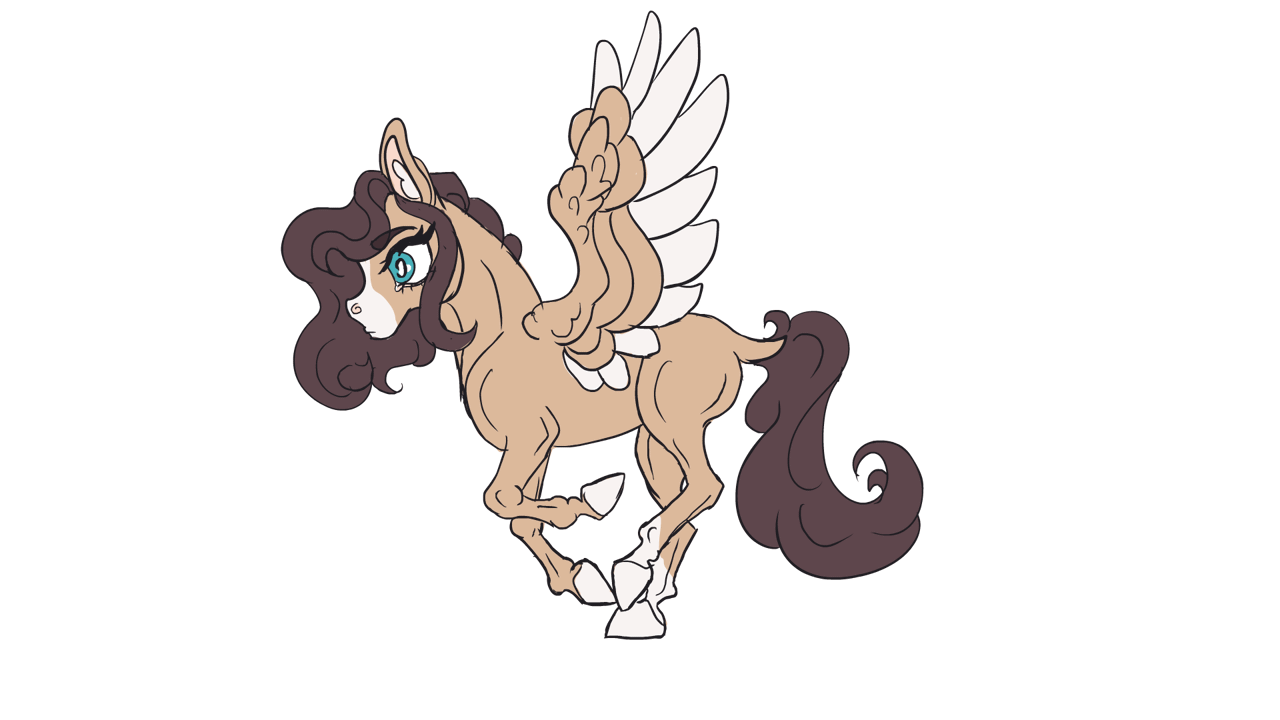 #3131847 - safe, artist:pegasus004, oc, oc only, pegasus, pony, animated, colored wings ...