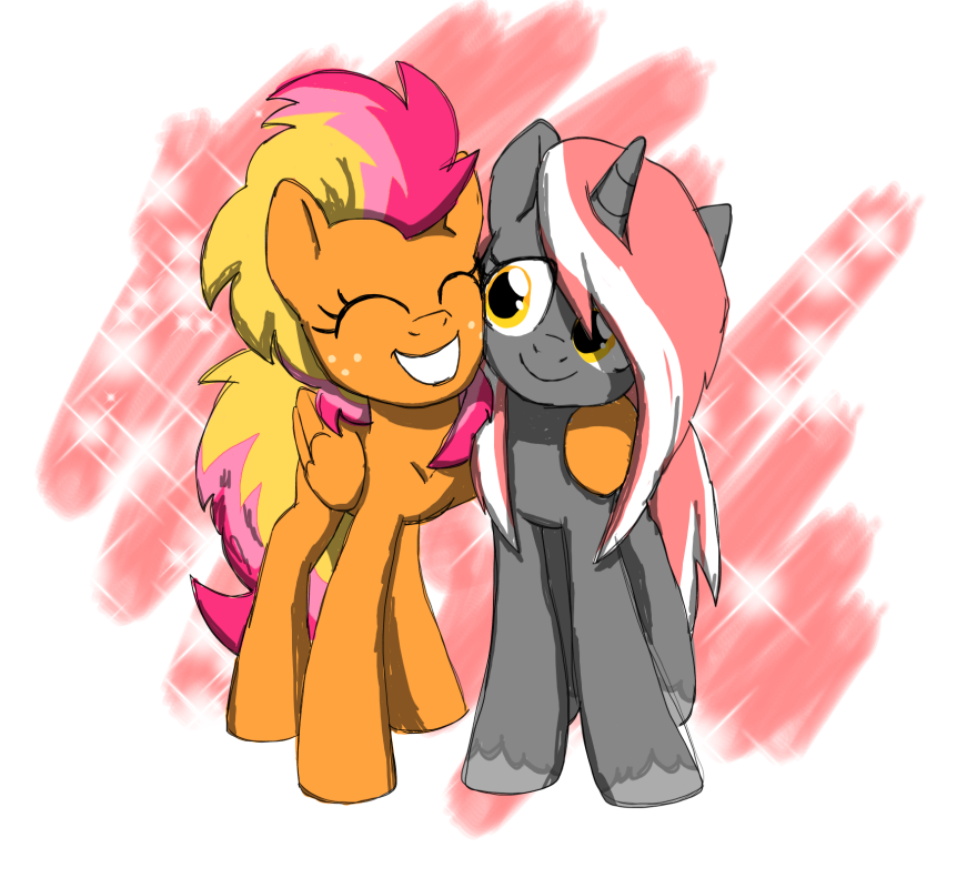 #3132114 - safe, artist:solixy406, oc, oc:frosty heart, oc:starstrike ...