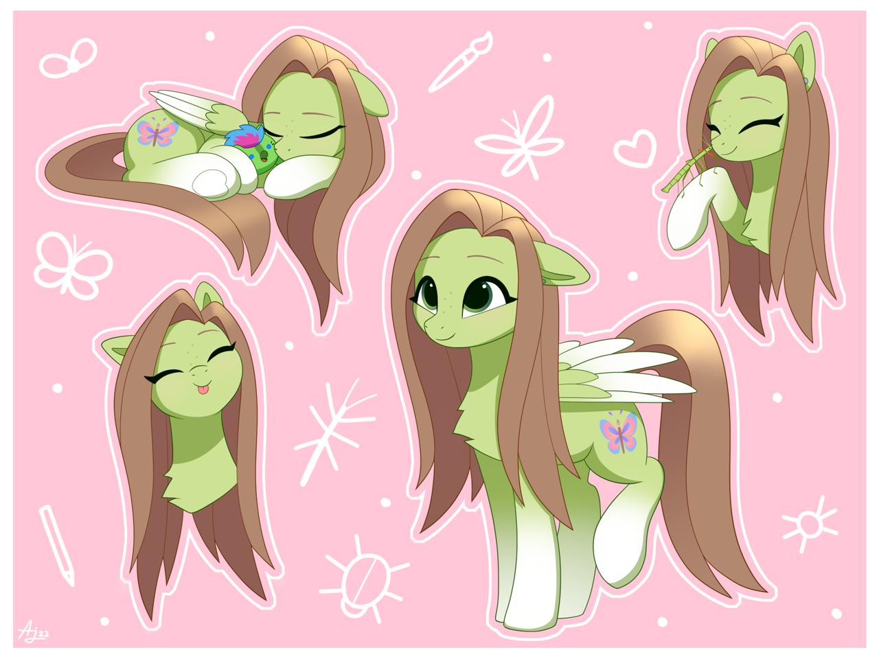 #3133732 - safe, artist:luminousdazzle, oc, oc only, oc:lumina, insect ...