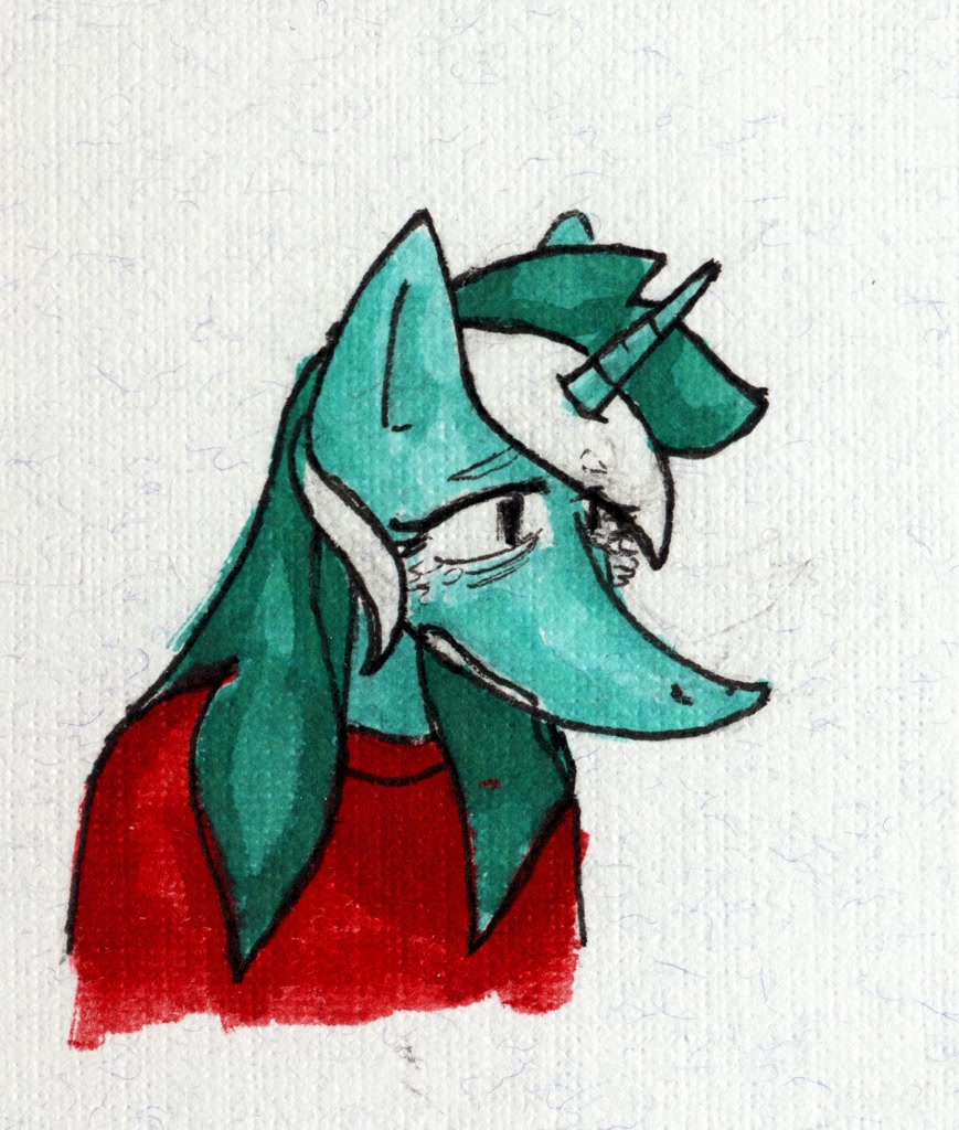 #3118866 - safe, artist:ploskostnost, lyra heartstrings, unicorn ...