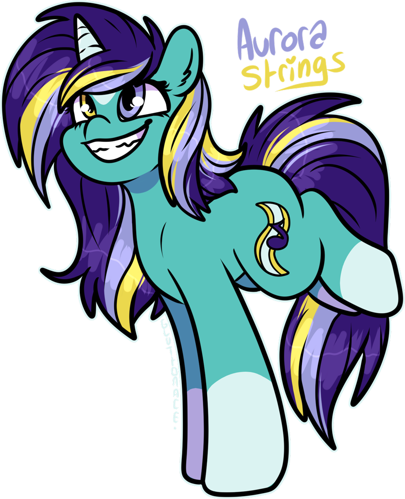 #3118997 - safe, artist:sexygoatgod, oc, oc only, oc:aurora strings, pony, unicorn, adoptable ...