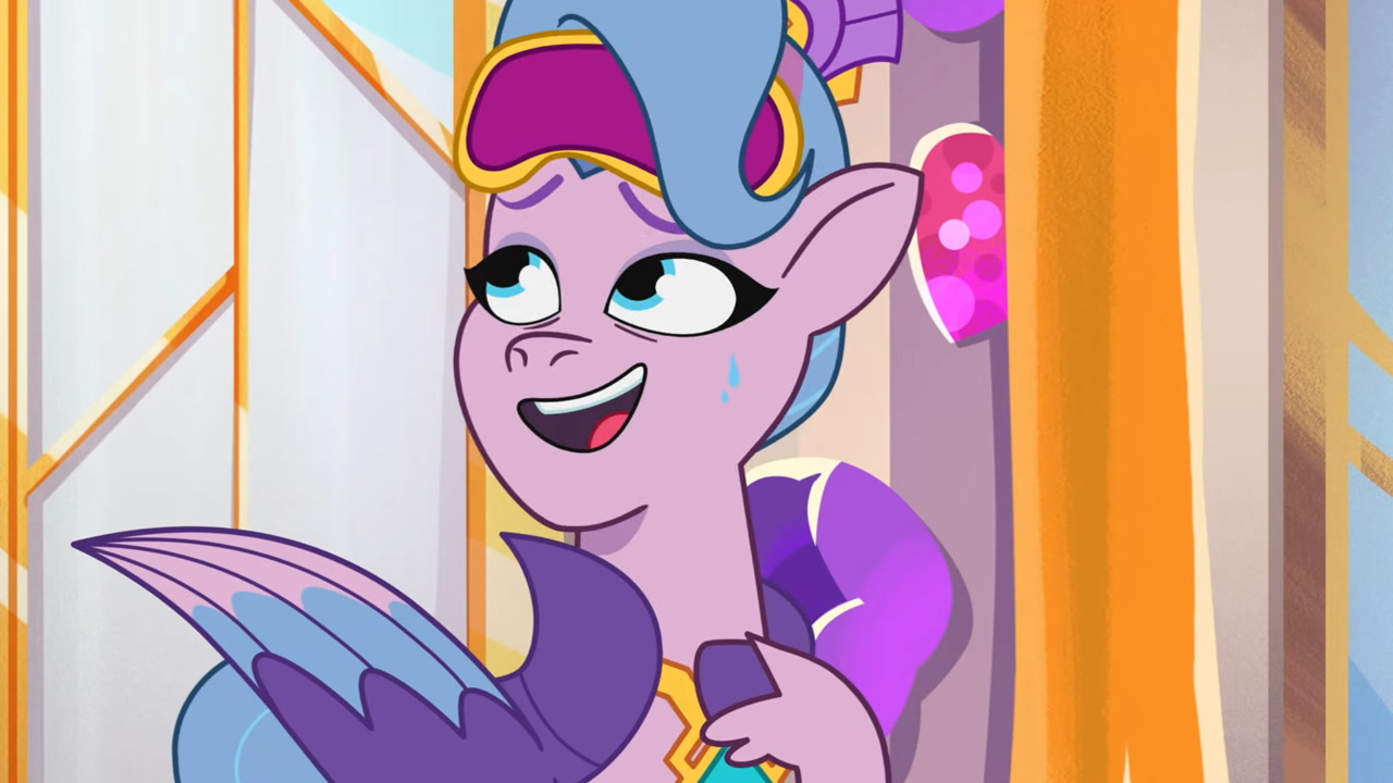 #3119320 - safe, screencap, queen haven, pegasus, pony, g5, mare family ...