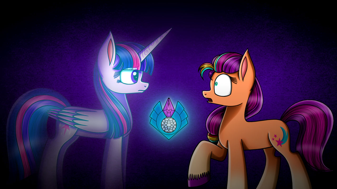 #3119576 - safe, artist:mlptmntdisneykauane, sunny starscout, twilight sparkle, alicorn, earth ...