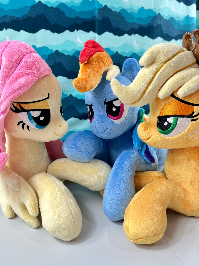 #3119597 - safe, artist:kazzysart, applejack, fluttershy, rainbow dash ...