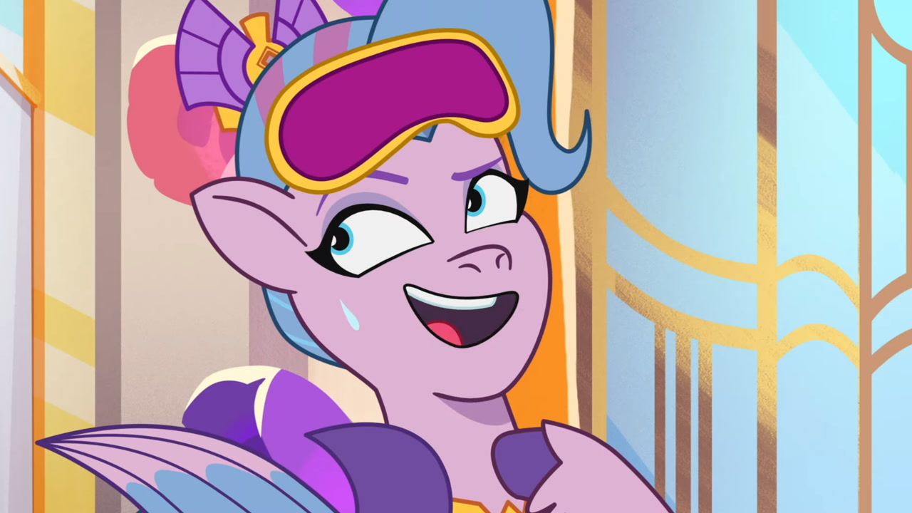 #3119785 - safe, screencap, queen haven, pegasus, pony, g5, mare family ...