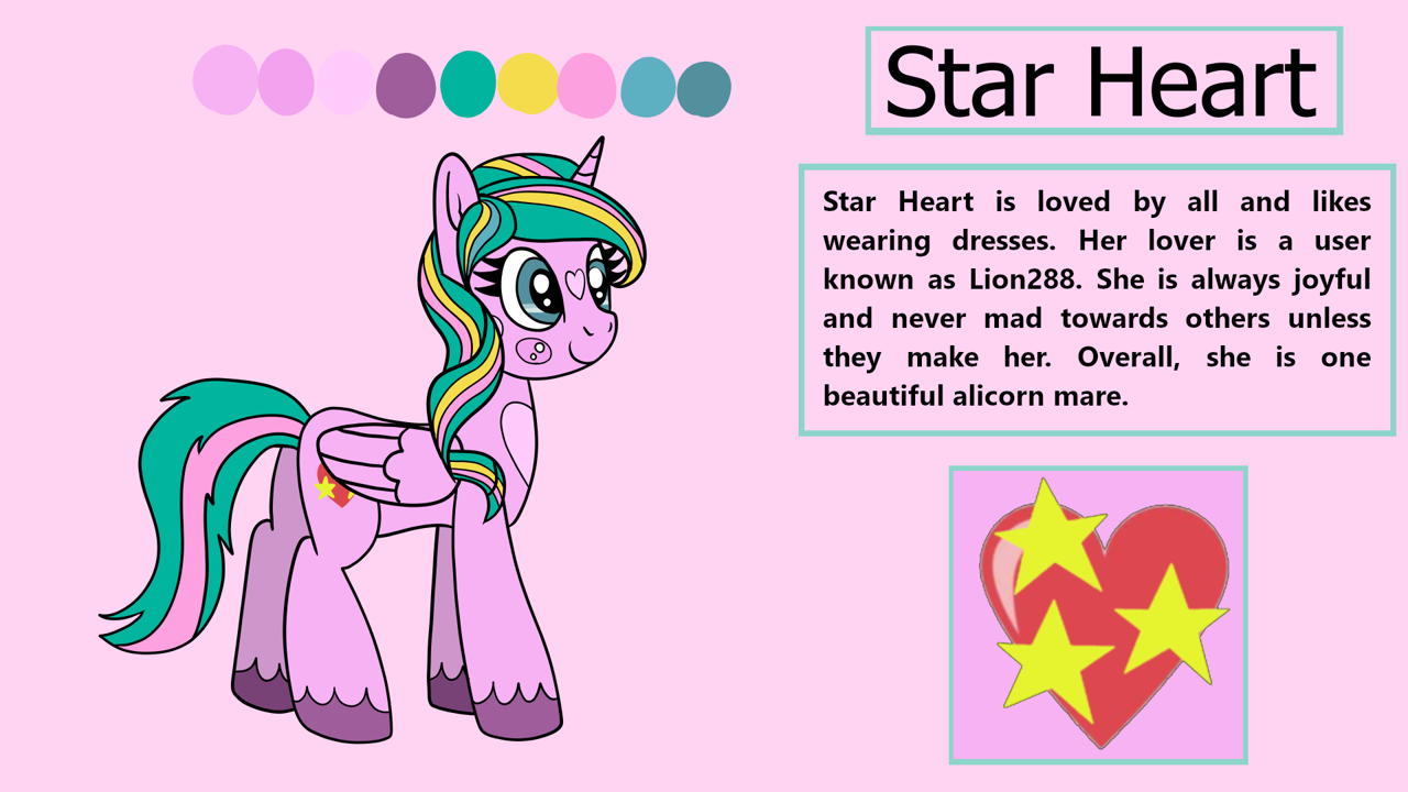 #3120144 - safe, artist:platinumdrop, oc, oc:star heart, alicorn, pony, alicorn oc, commission ...