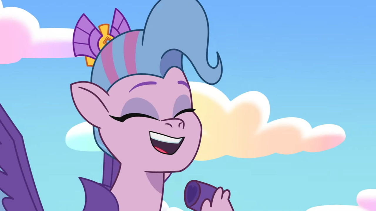 #3120432 - safe, screencap, queen haven, pegasus, pony, g5, mare family ...