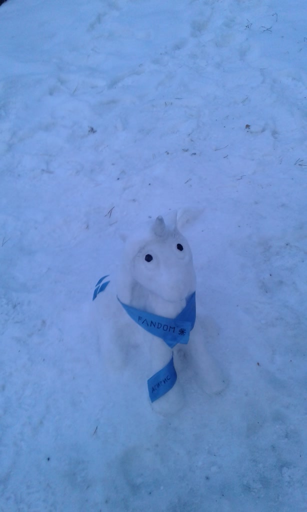 #3120529 - safe, rarity, snow, snowman - Derpibooru