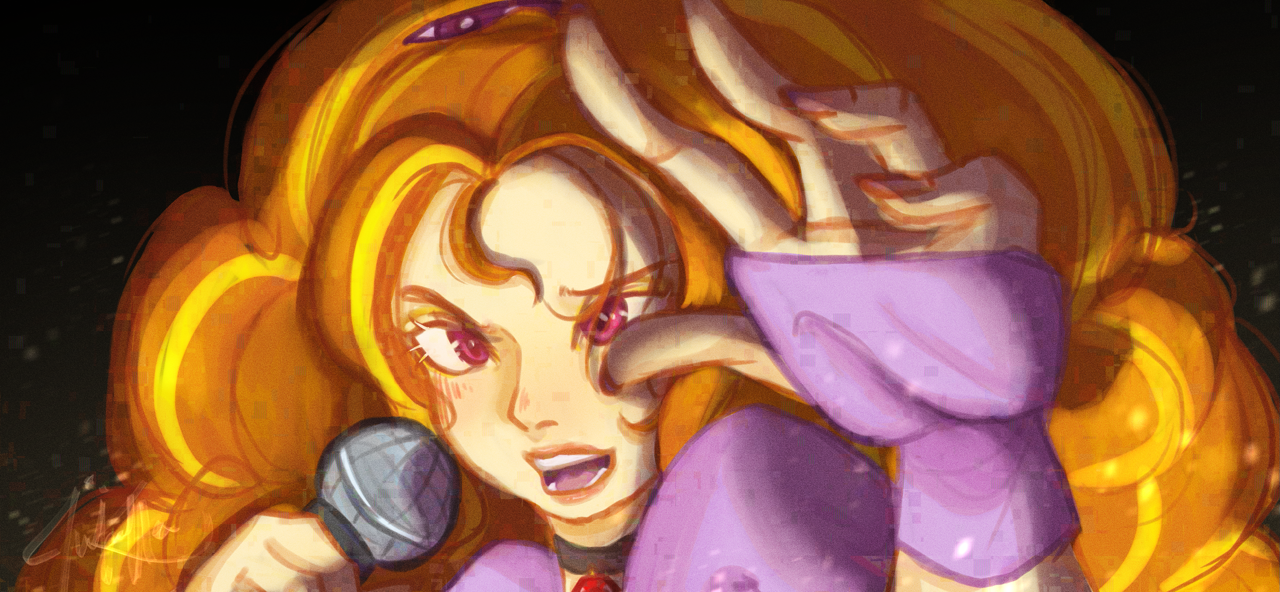 #3120881 - safe, artist:aliennella, adagio dazzle, human, equestria girls, g4, rainbow rocks ...