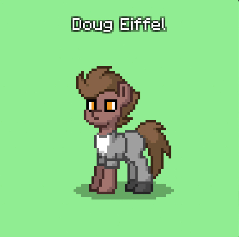 #3140959 - safe, oc, oc only, earth pony, pony, pony town, doug eiffel ...