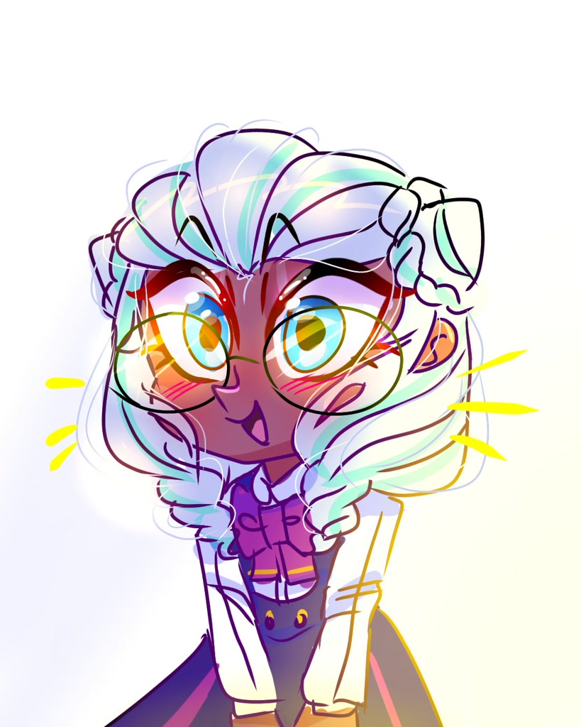 #3141119 - safe, artist:jully-park, opaline arcana, human, g5, blushing ...