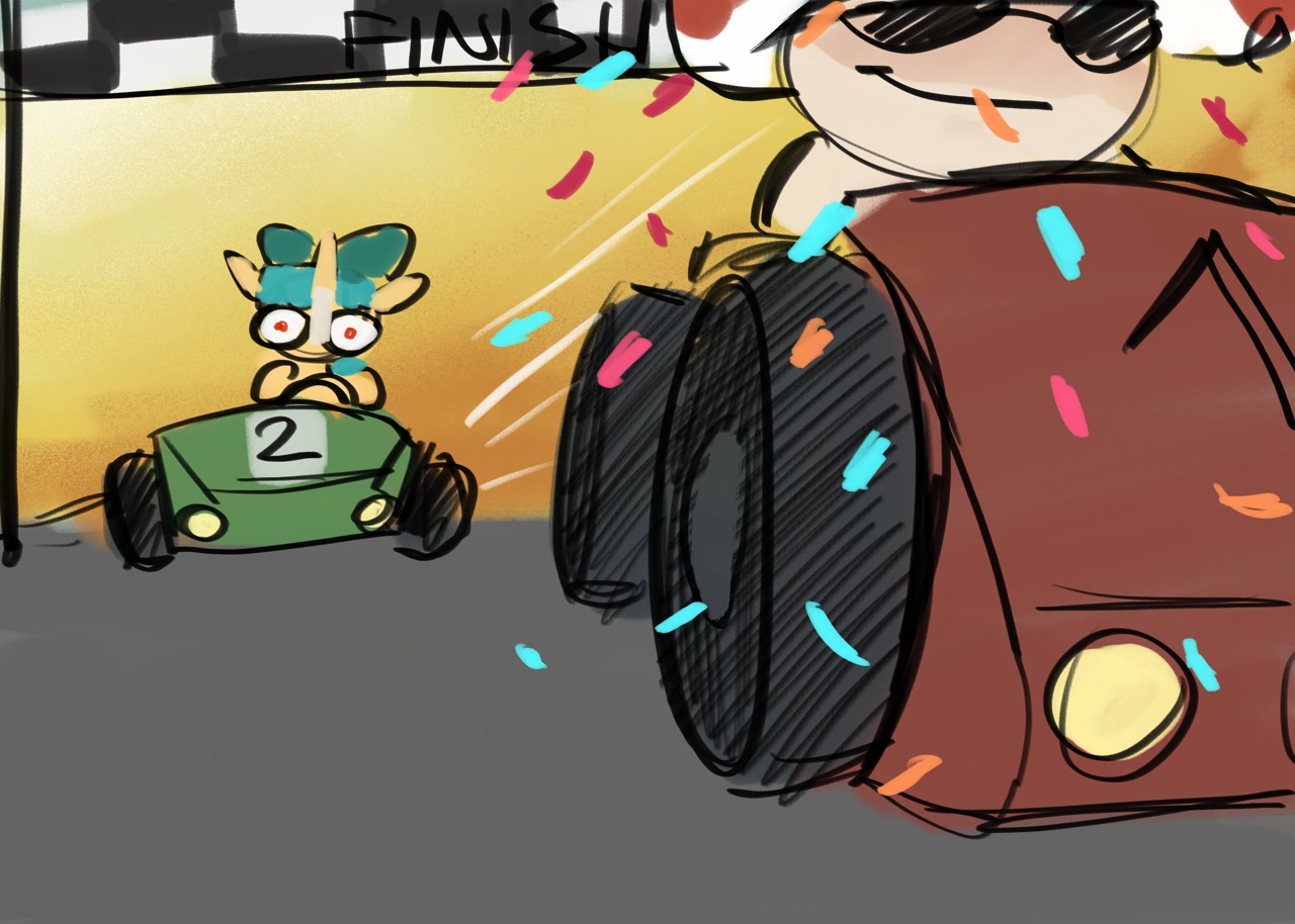 #3141184 - safe, artist:maxiima, pony, unicorn, high res, mario kart ...