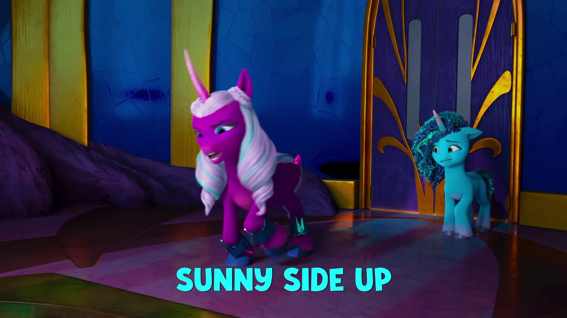 #3141557 - safe, screencap, misty brightdawn, opaline arcana, alicorn, pony, unicorn, g5, my ...