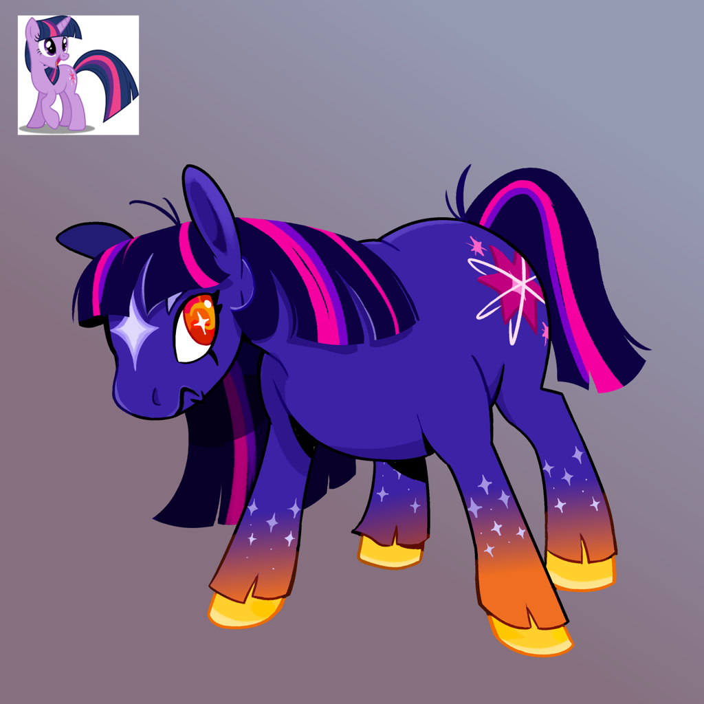 #3142444 - safe, artist:cracklewink, twilight sparkle, earth pony, pony ...