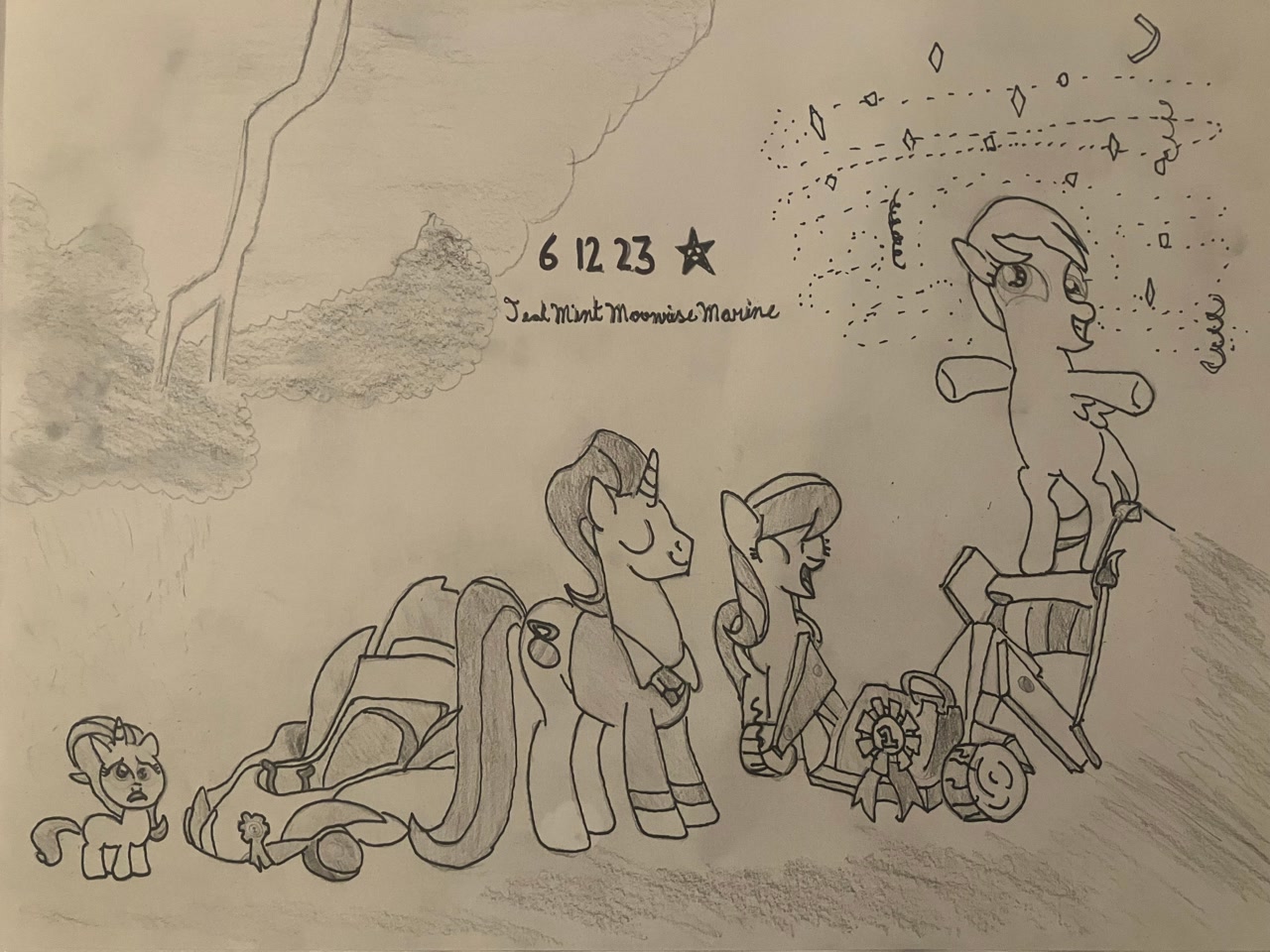 #3142620 - safe, artist:mlpfantealmintmooonrise, derpy hooves, rarity ...