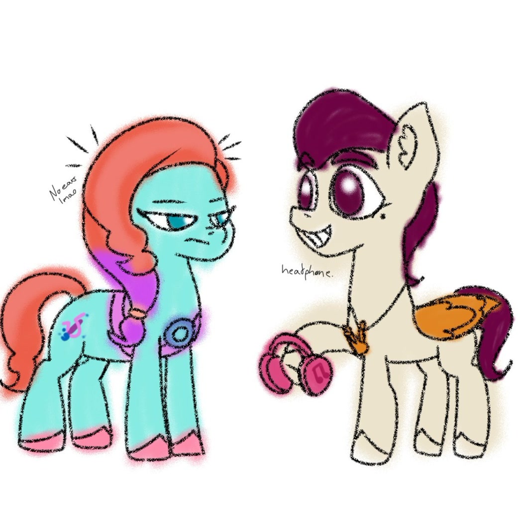 #3143290 - safe, artist:funnyk16, jazz hooves, rocky riff, earth pony ...