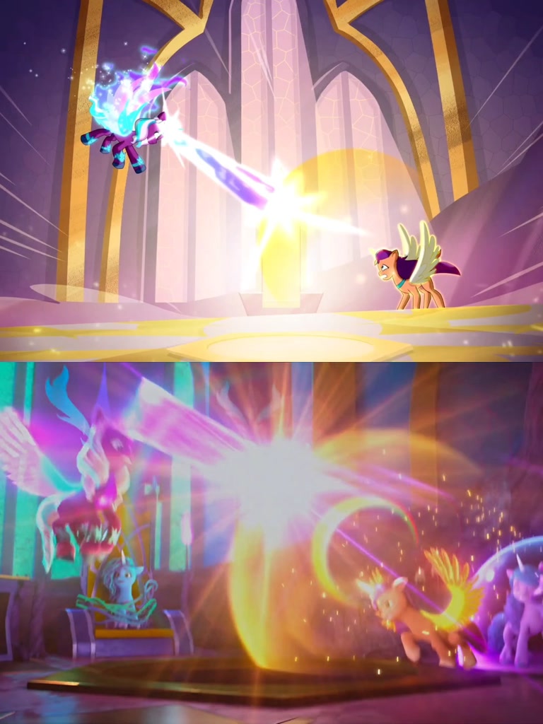 #3144002 - safe, edit, edited screencap, screencap, izzy moonbow, misty brightdawn, opaline ...