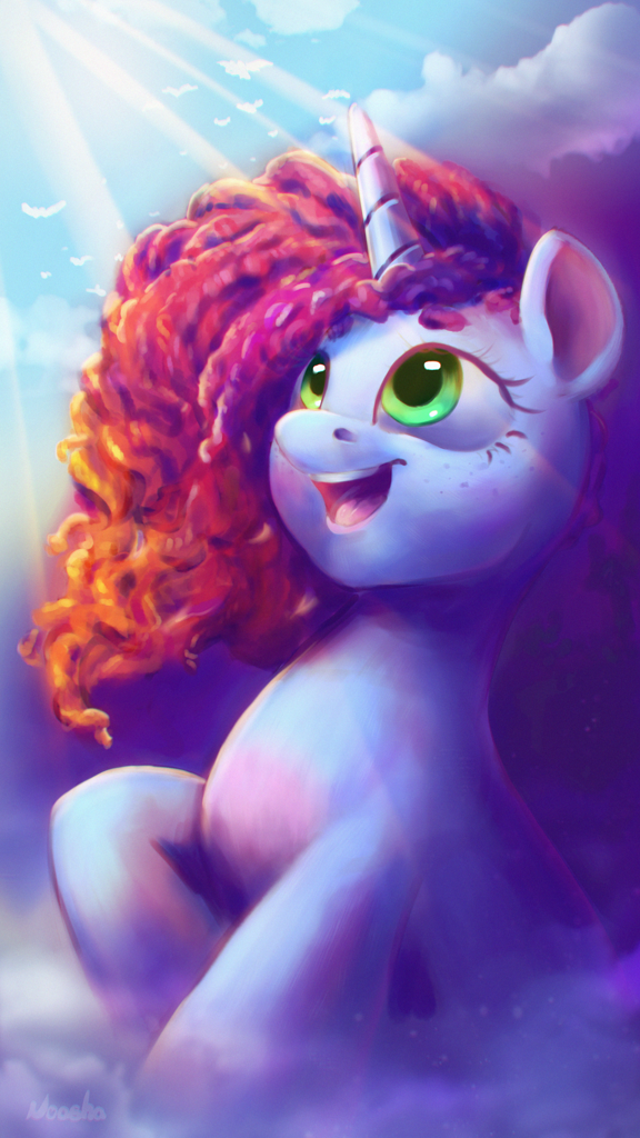 #3145770 - safe, artist:noasha, misty brightdawn, pony, unicorn, g5, 4k, female, gradient mane ...