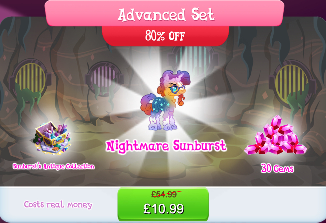 #3146180 - safe, gameloft, sunburst, nightmare forces, g4, my little ...