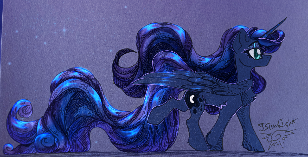 #3146333 - safe, artist:jsunlight, princess luna, alicorn, pony, g4 ...