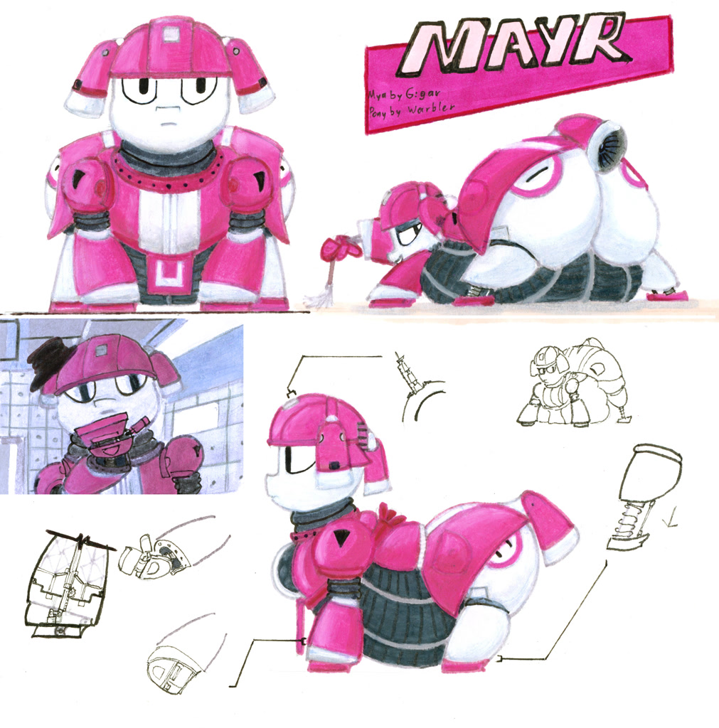 #3135983 - suggestive, artist:white-eyed vireo, pony, robot, robot pony ...