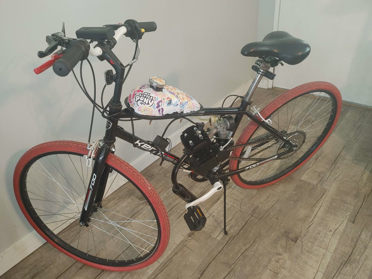 #3148079 - safe, bicycle, engine, irl, photo, sticker - Derpibooru