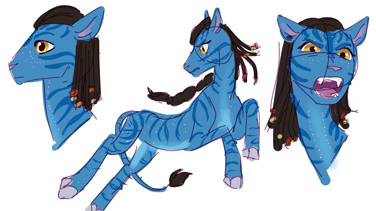 #3148185 - safe, artist:mythical artist, na'vi, pony, crossover, duo, fangs, female, james ...