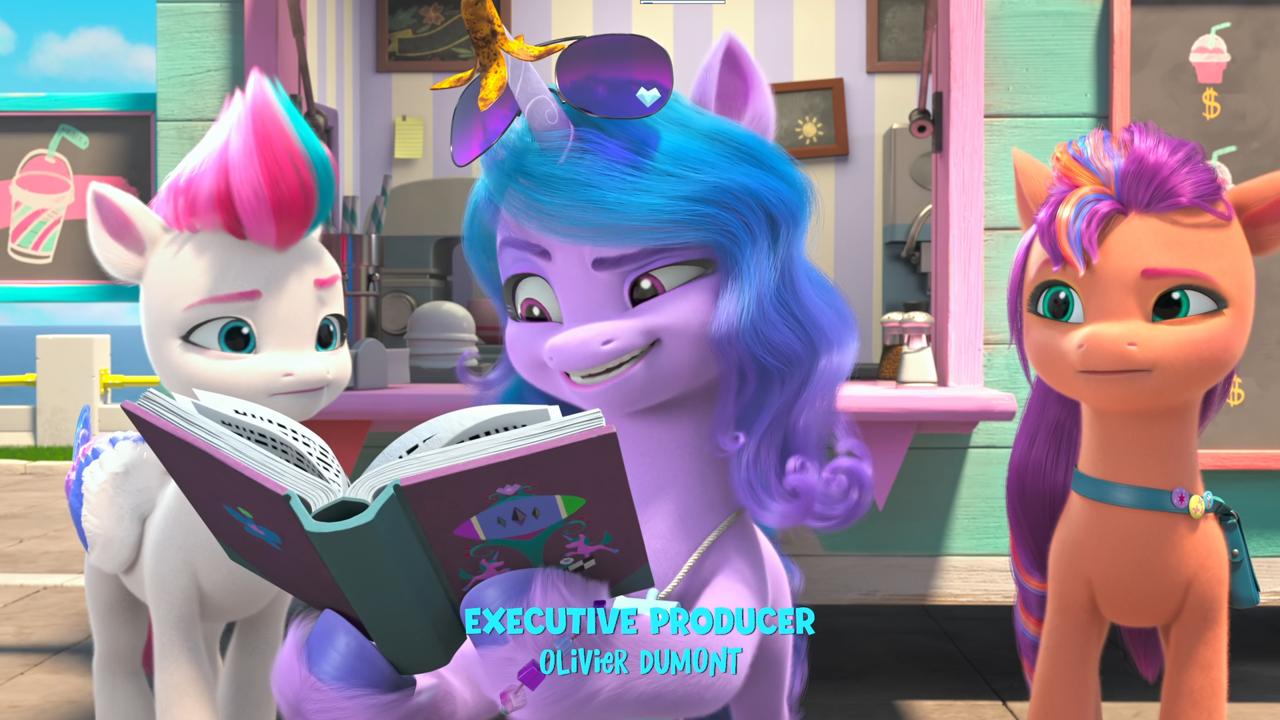 #3148511 - safe, screencap, izzy moonbow, sunny starscout, zipp storm, earth pony, pegasus, pony ...