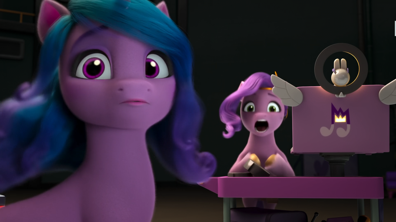 #3148671 - safe, screencap, izzy moonbow, pipp petals, pegasus, pony ...