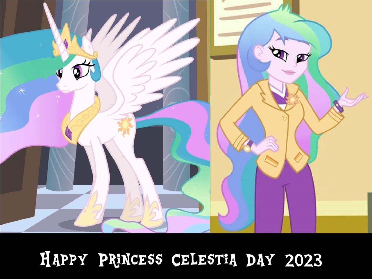 #3148940 - safe, artist:mlpfan3991, princess celestia, principal ...