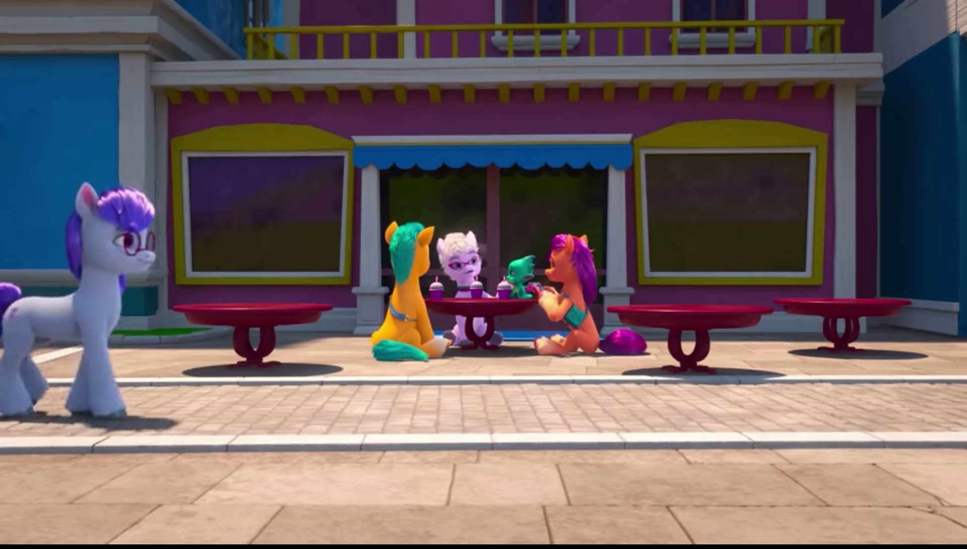 #3149783 - safe, screencap, blue belle (g5), grandma figgy, hitch ...