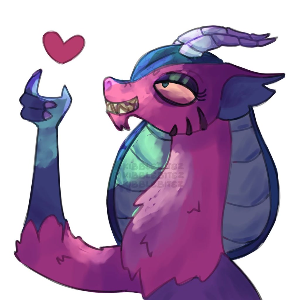 #3150116 - safe, artist:kibblebitez, cosmos, draconequus, g4 ...