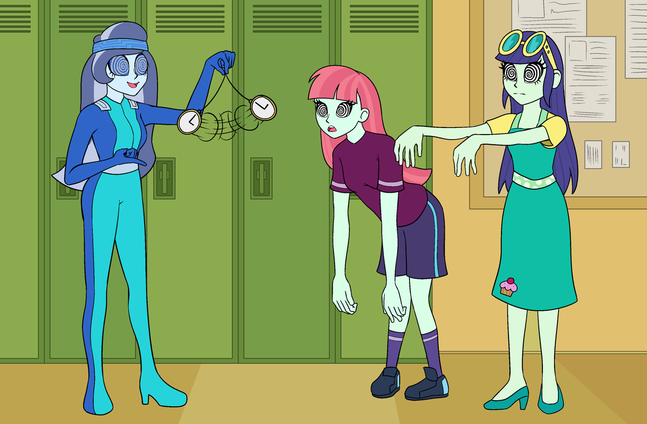 #3150370 - safe, artist:tf-circus, blueberry cake, melon mint, oc, oc ...