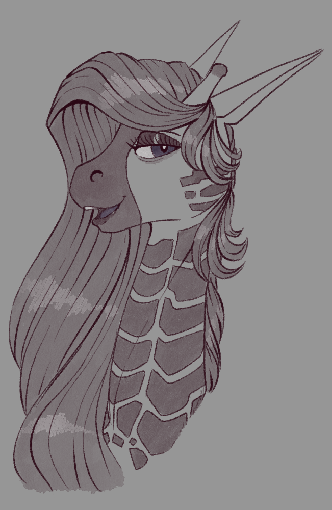 #3151468 - safe, artist:stray prey, oc, oc only, oc:lovelace filigree, giraffe, solo - Derpibooru