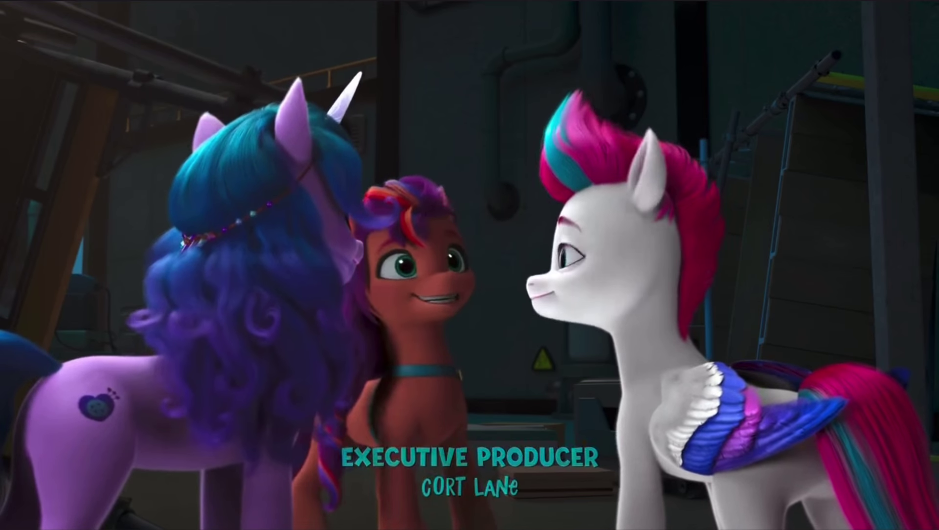 #3153576 - safe, screencap, izzy moonbow, pipp petals, sunny starscout ...