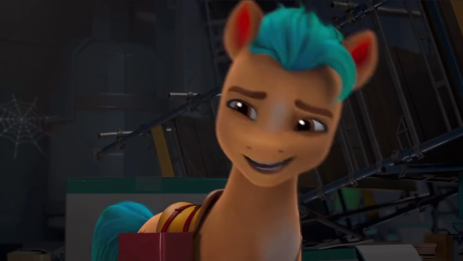 #3153609 - safe, screencap, hitch trailblazer, pipp petals, sparky ...