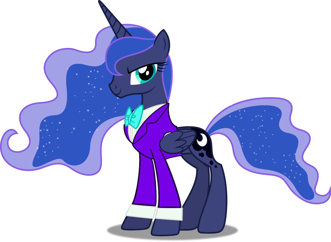 Happy Princess Luna Vector