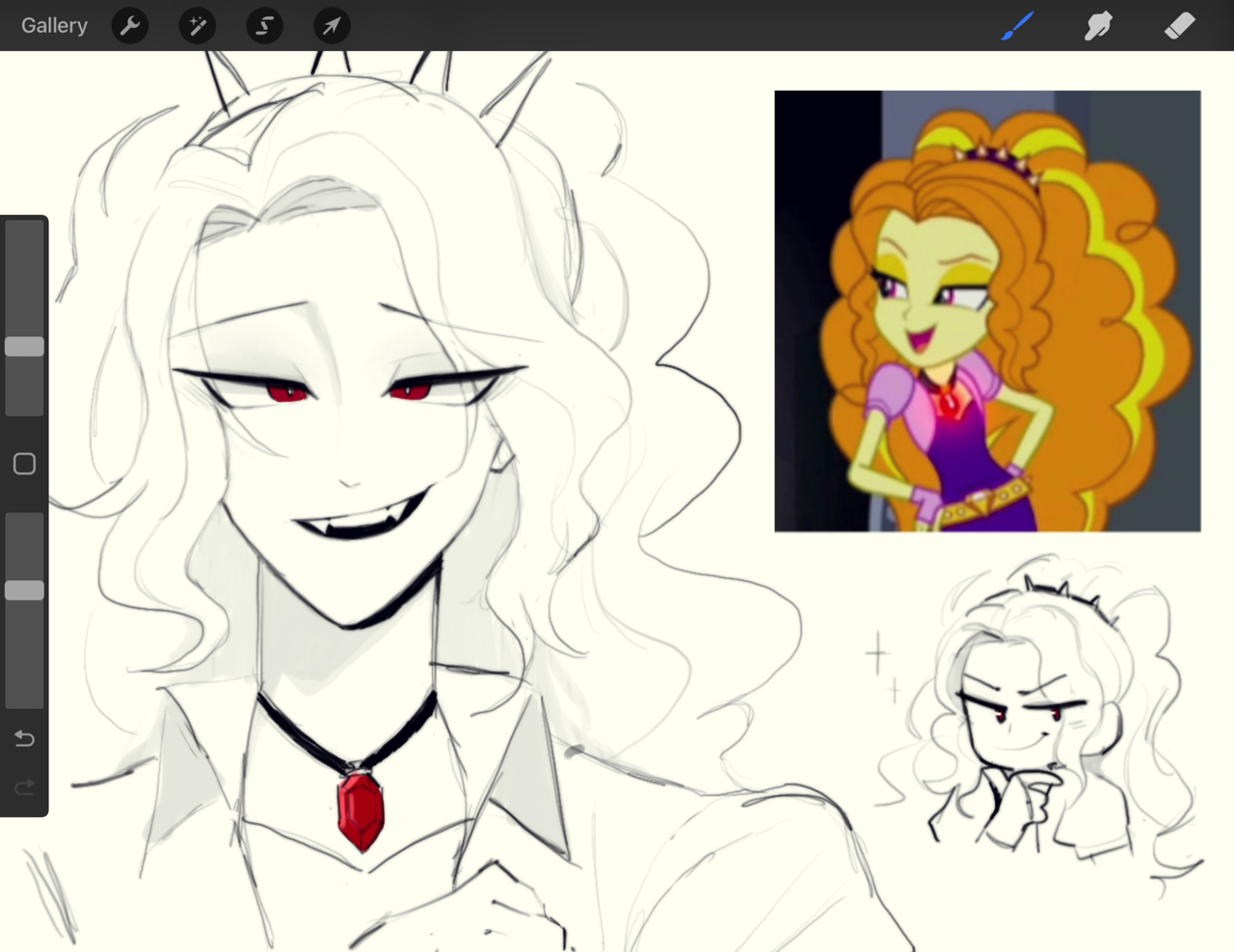 #3153864 - safe, artist:honekiez, adagio dazzle, human, equestria girls ...