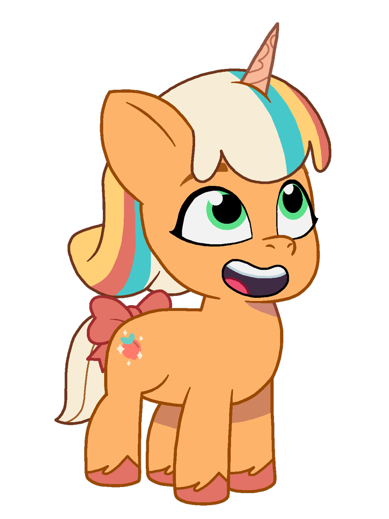 #3154045 - safe, artist:ben81398, peach fizz, pony, unicorn, clip trot ...