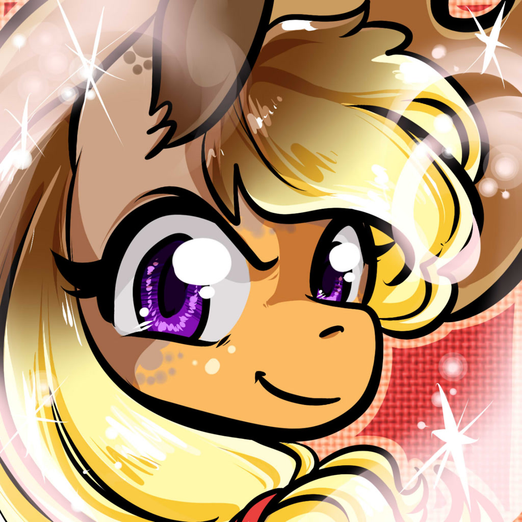#3136498 - safe, artist:xizana, applejack, earth pony, pony, g4, bust ...