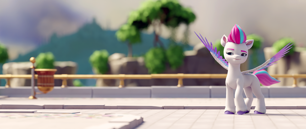 #3136620 - safe, artist:grieferpig, zipp storm, pegasus, pony, g5, 3d ...