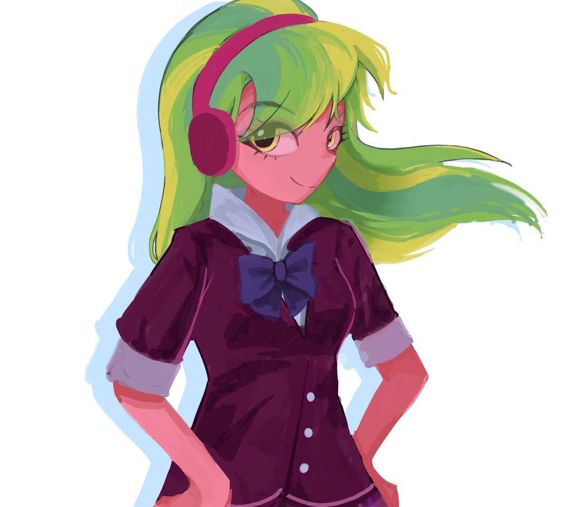 #3136822 - safe, artist:dusknebula, lemon zest, human, equestria girls ...