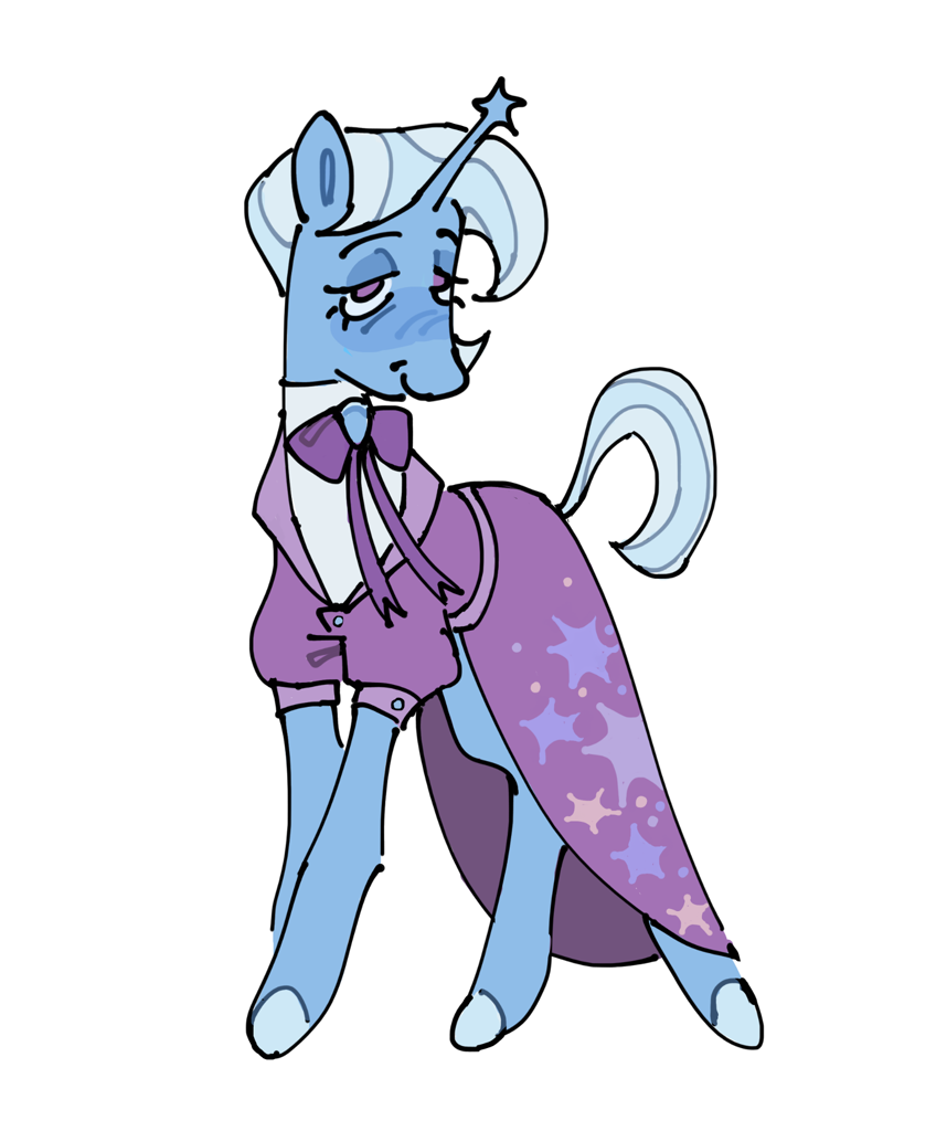 #3137062 - safe, artist:arrgh-whatever, trixie, pony, unicorn, g4 ...